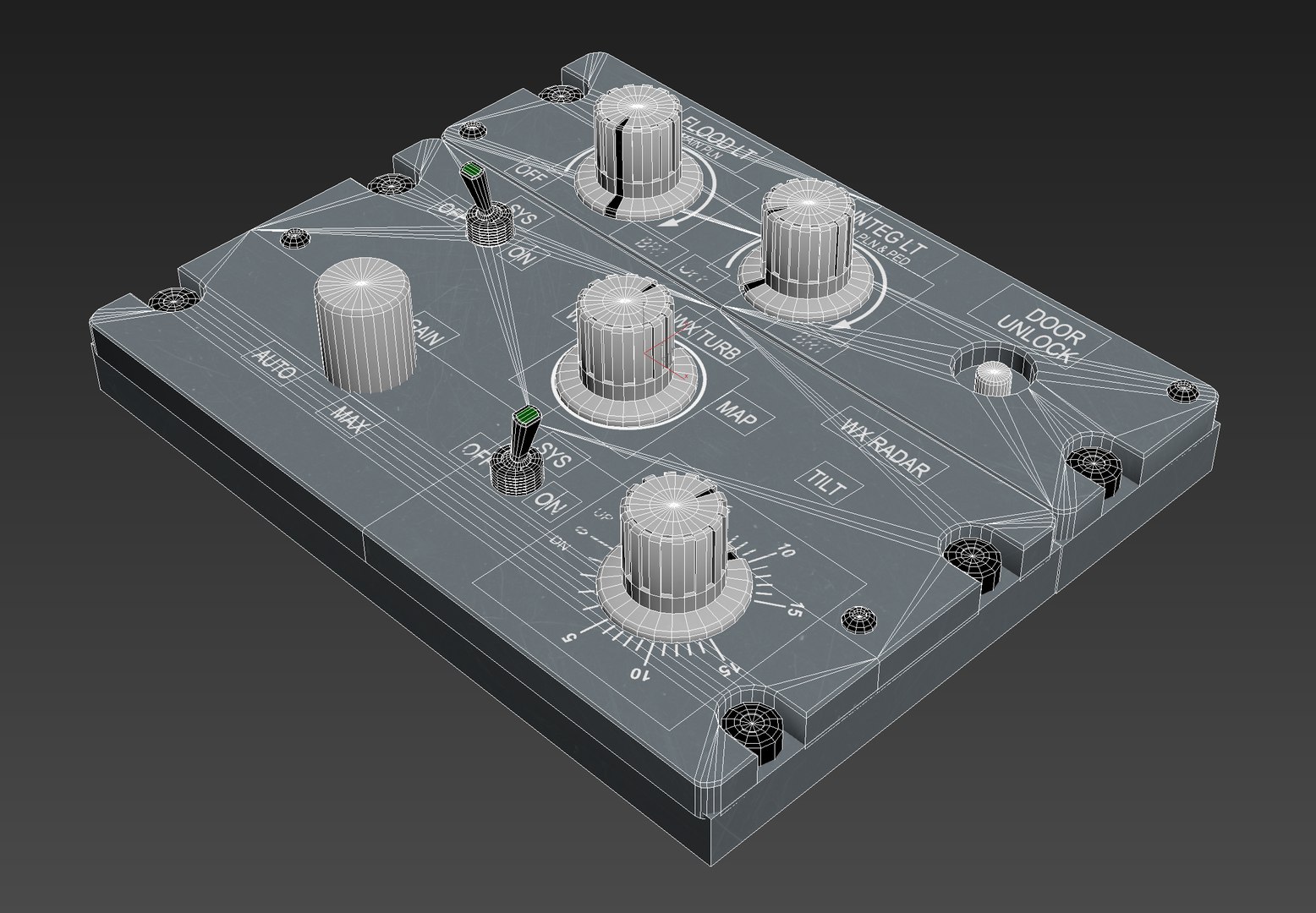 3D Flood Panel Model - TurboSquid 1386226
