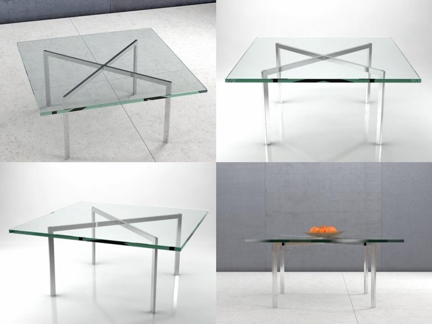 3D Barcelona Table - TurboSquid 1176260