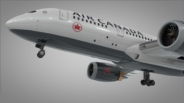 Boeing 787 dreamliner air canada 3D model - TurboSquid 1610116