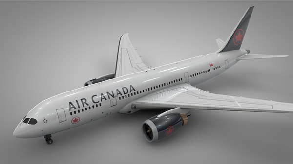 Boeing 787 dreamliner air canada 3D model - TurboSquid 1610116