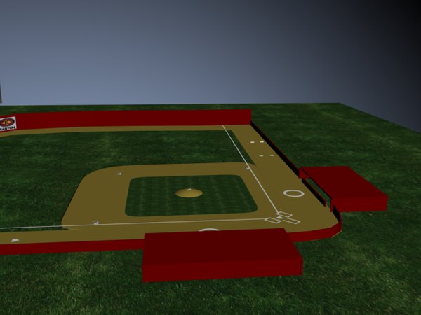 max baseball field bases