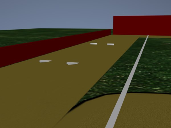 max baseball field bases