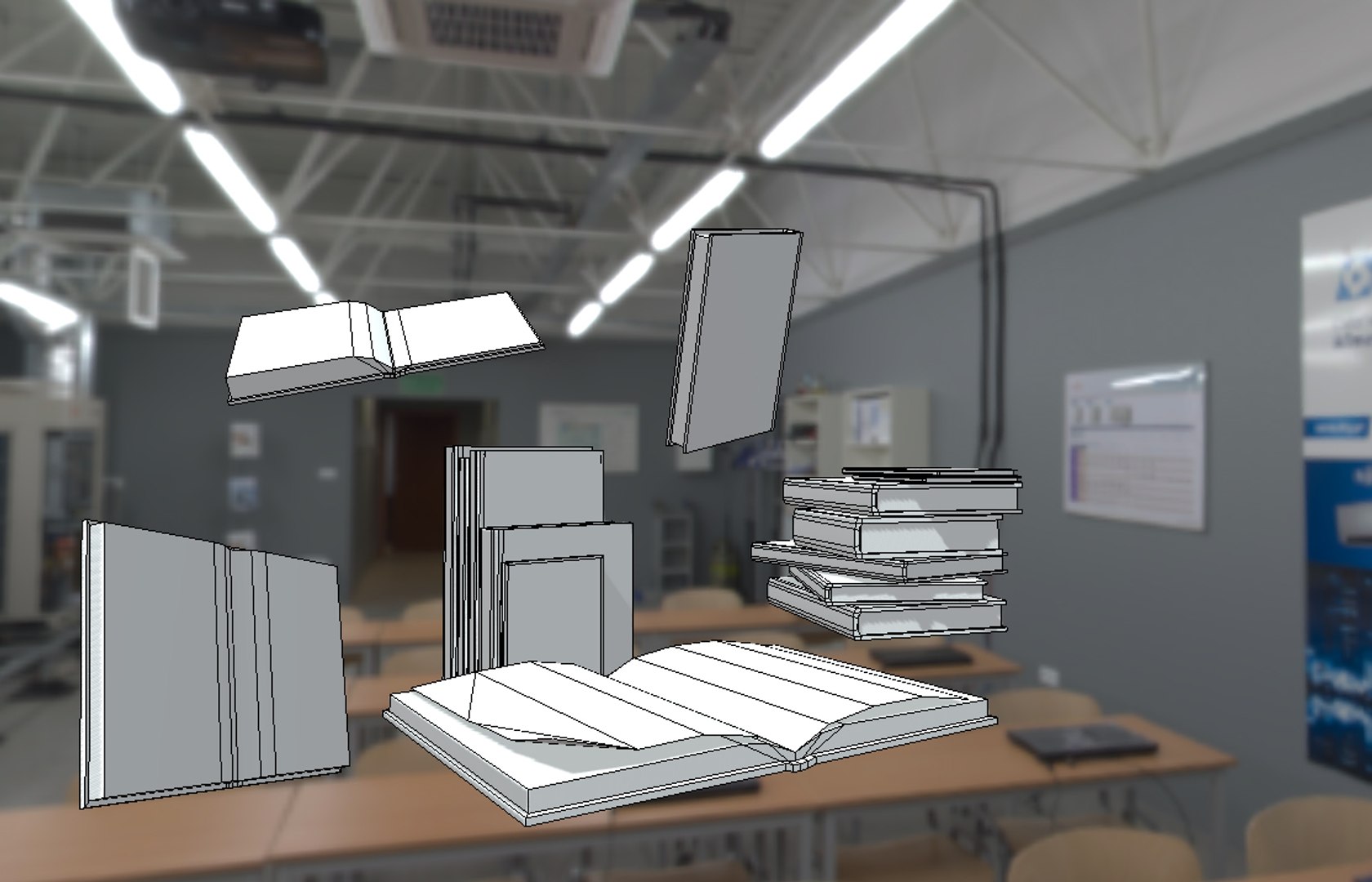 3D books uv model - TurboSquid 1420924