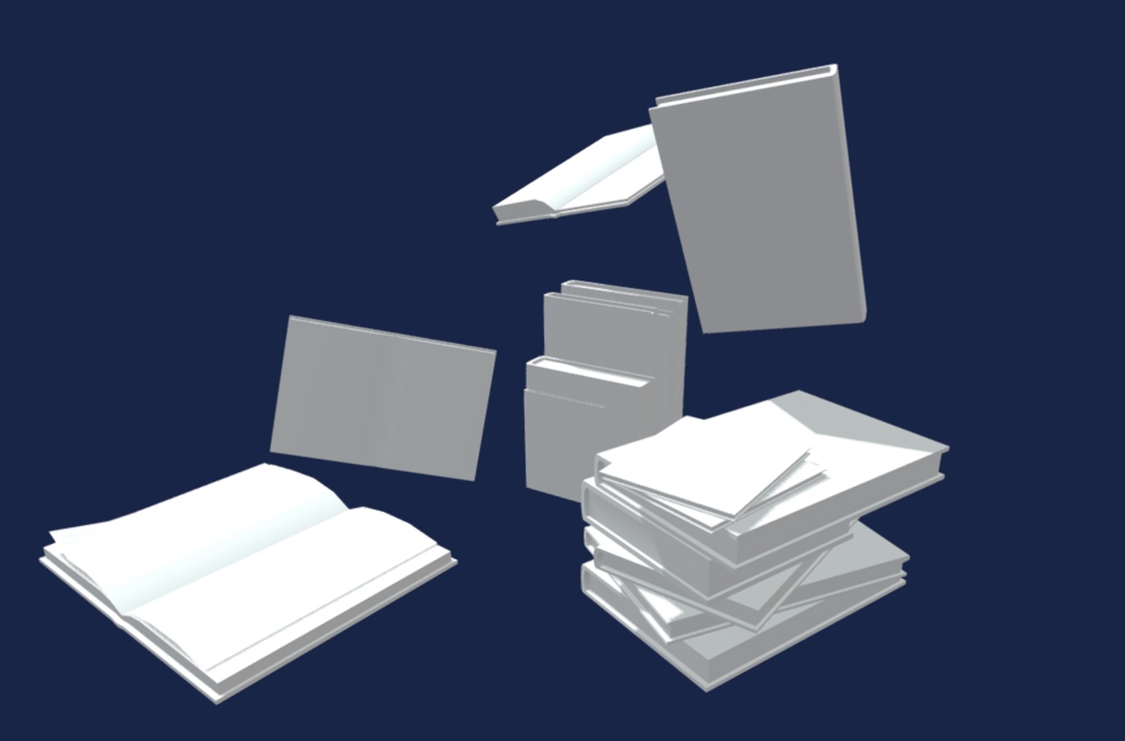 3D books uv model - TurboSquid 1420924