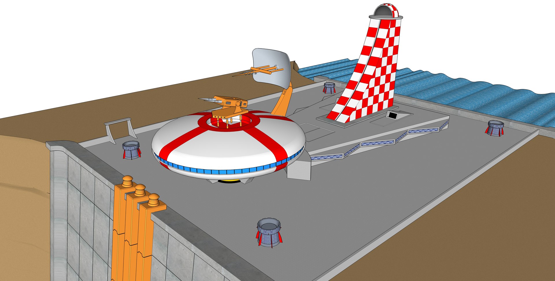 Research Center 3D Model - TurboSquid 1416918