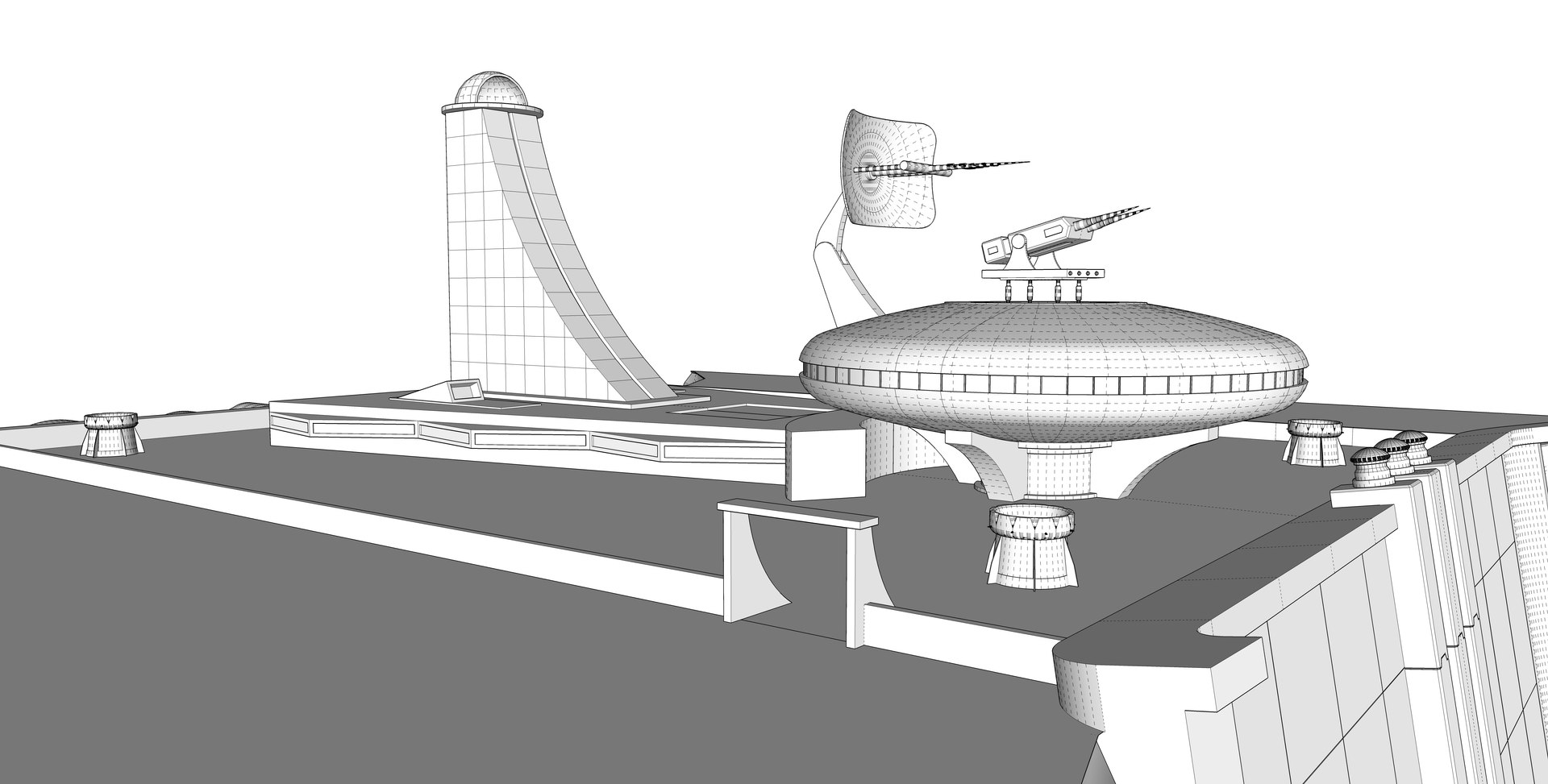 Research Center 3D Model - TurboSquid 1416918