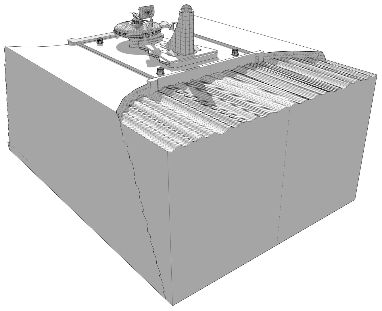 Research Center 3D Model - TurboSquid 1416918