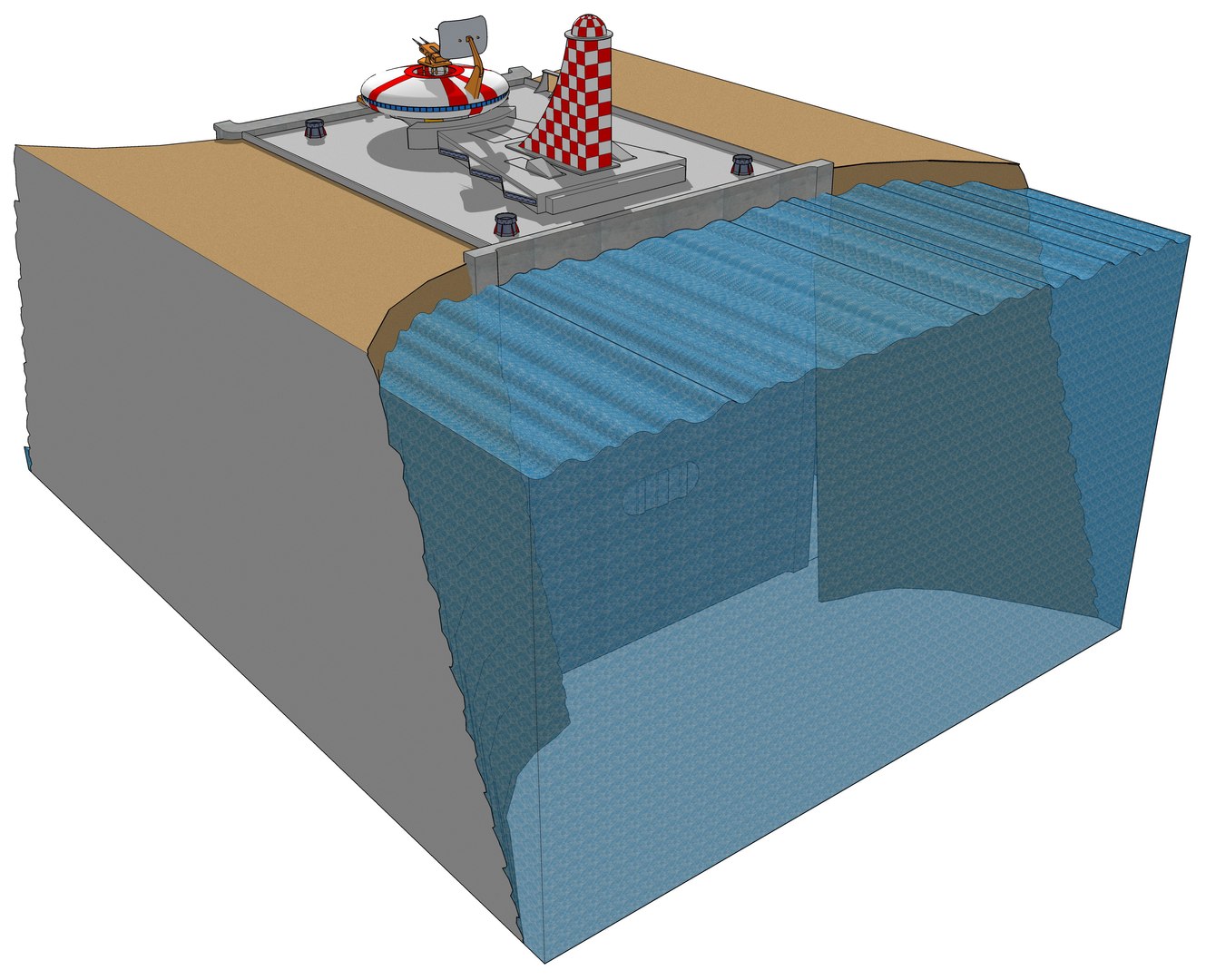 Research Center 3D Model - TurboSquid 1416918