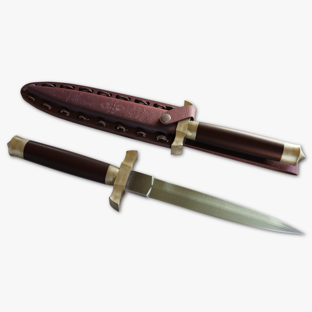 Modern Dagger 3D Model - TurboSquid 1294262