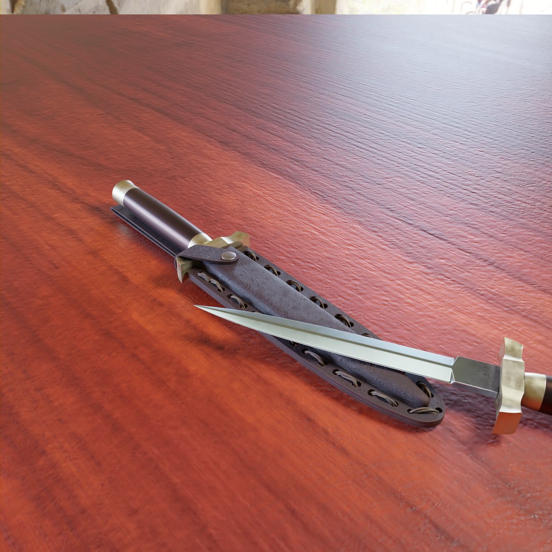 Modern Dagger 3D Model - TurboSquid 1294262