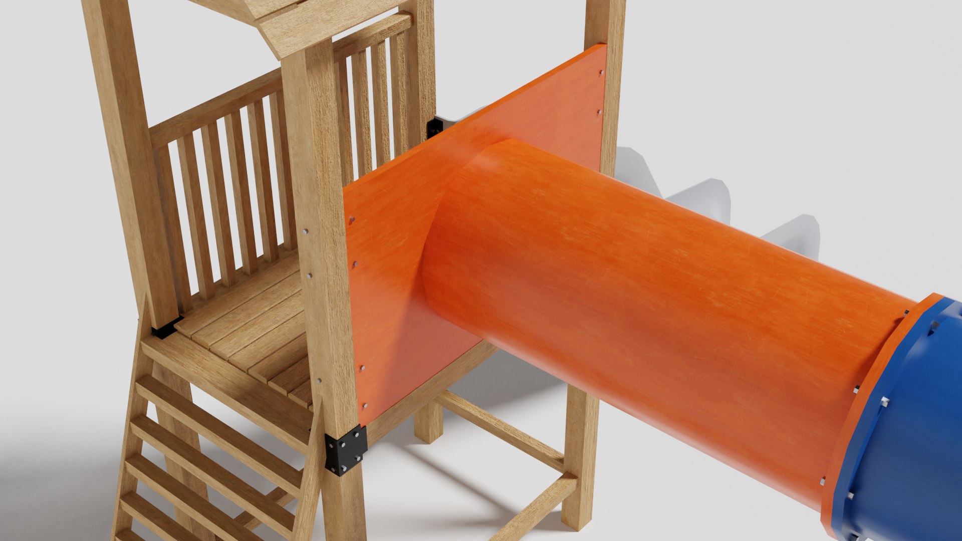 Slide-Tube-Climber Playground 3D Model - TurboSquid 1879231