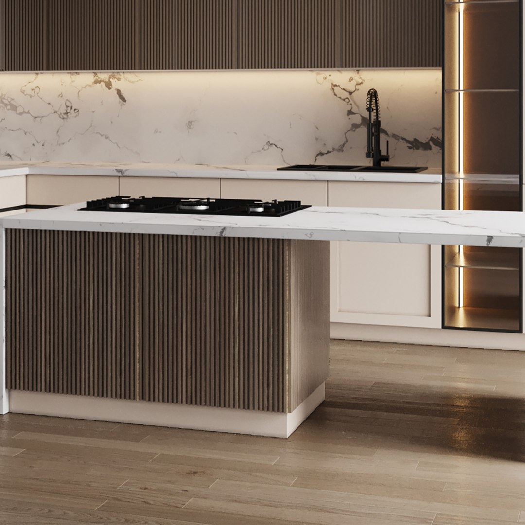 Kitchen 017 3D Model - TurboSquid 1873879