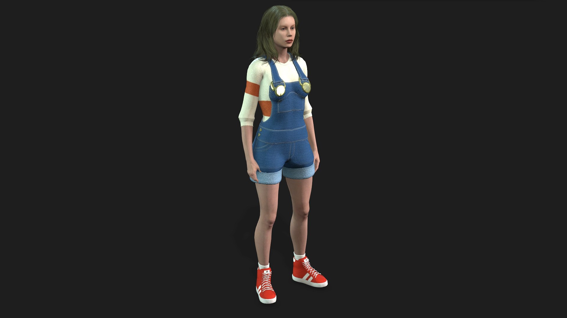 3D Female Character Model 3D Model - TurboSquid 2276269