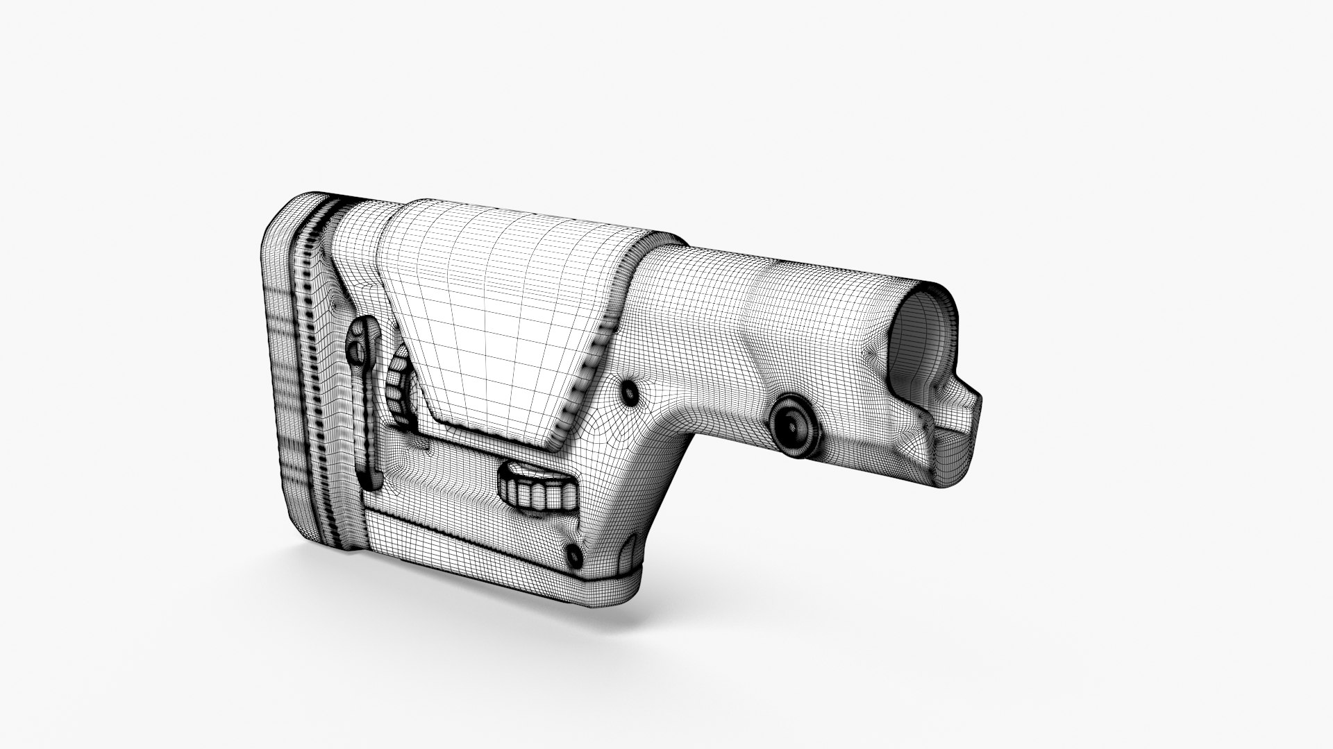 3D Model Magpul Gen3 Precision-adjustable Stock - TurboSquid 1468846