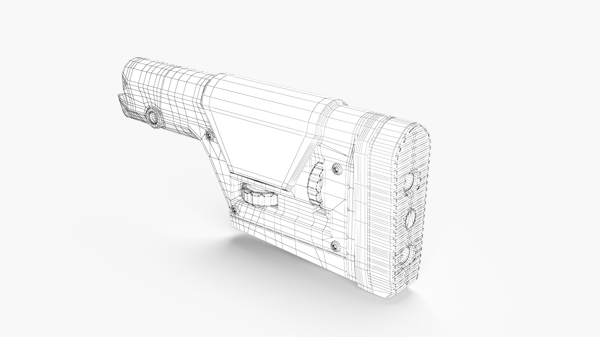 3D Model Magpul Gen3 Precision-adjustable Stock - TurboSquid 1468846