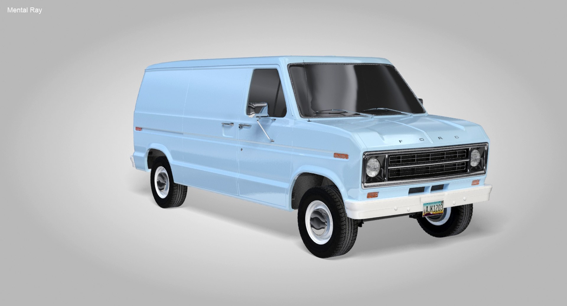 3D Econoline Van 1975-1978 - TurboSquid 1277485