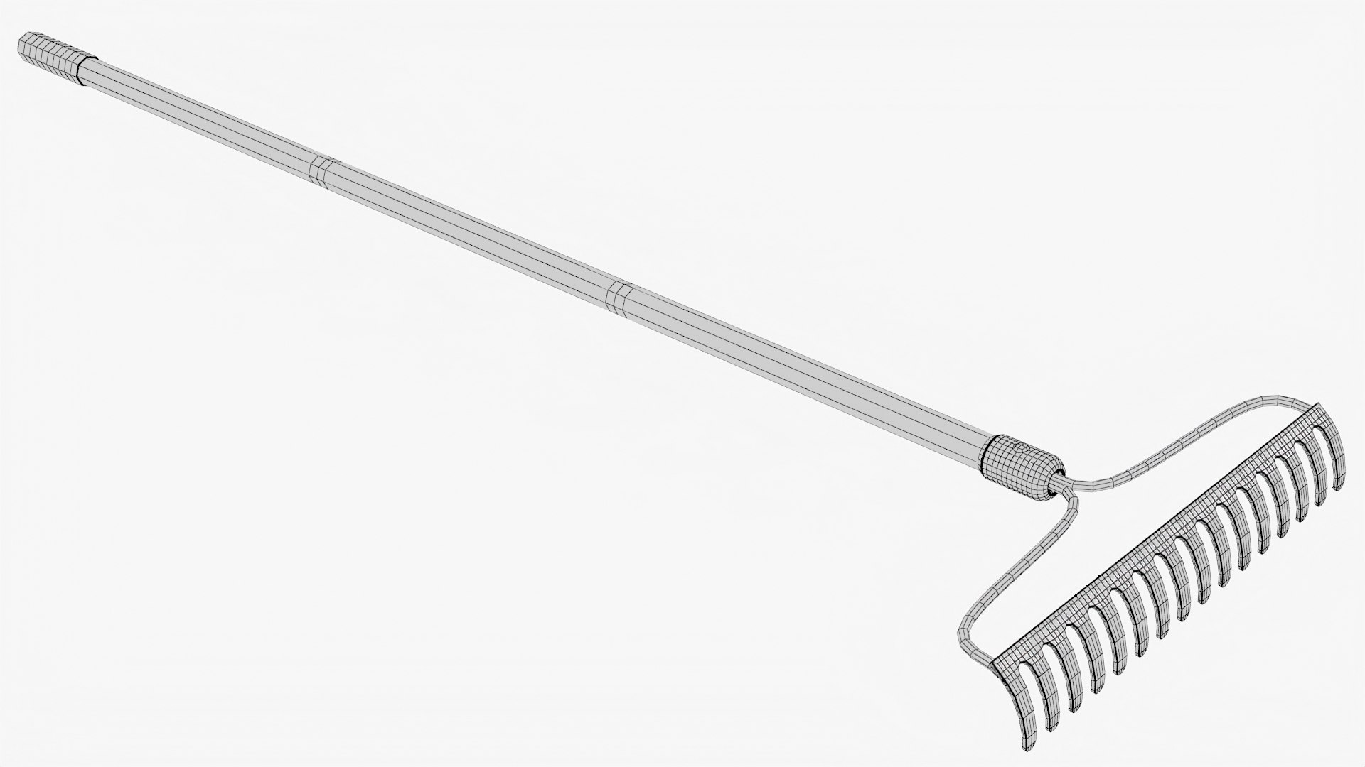 3D Rake 01 A model - TurboSquid 1883817