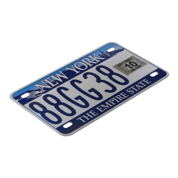 3d new york state license plate model