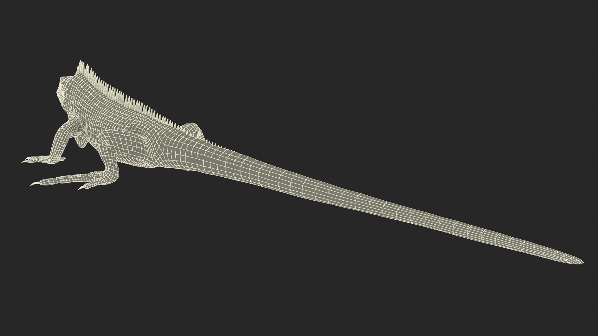 3D Iguana Reptile Creature Model - TurboSquid 2330642