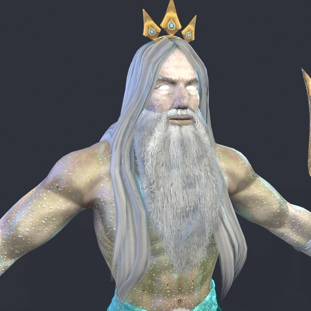modelo 3d Poseidón - TurboSquid 1425504