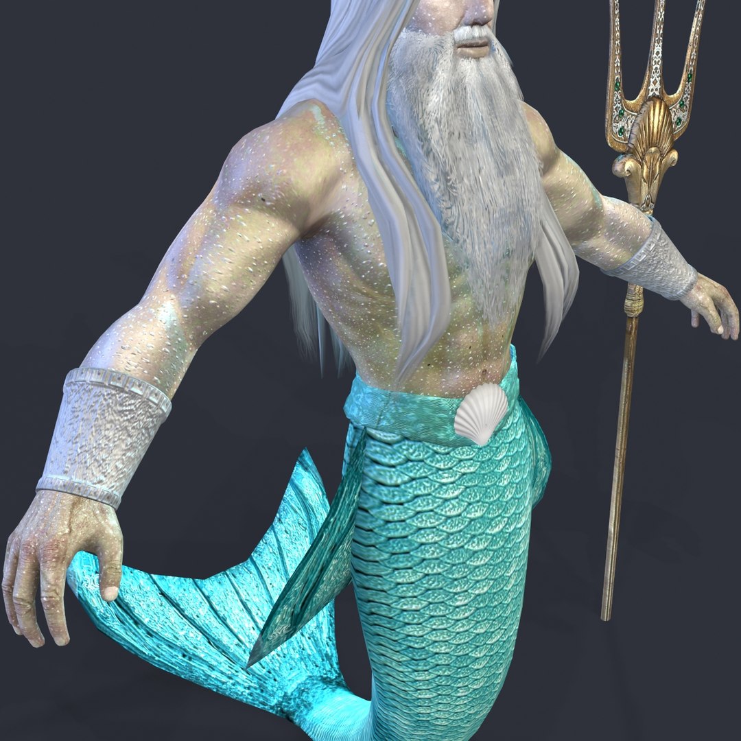 3D greek poseidon - TurboSquid 1425504