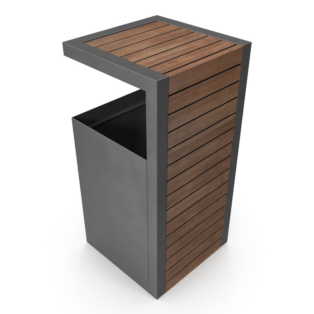 3D Trash Can Model - TurboSquid 1944978