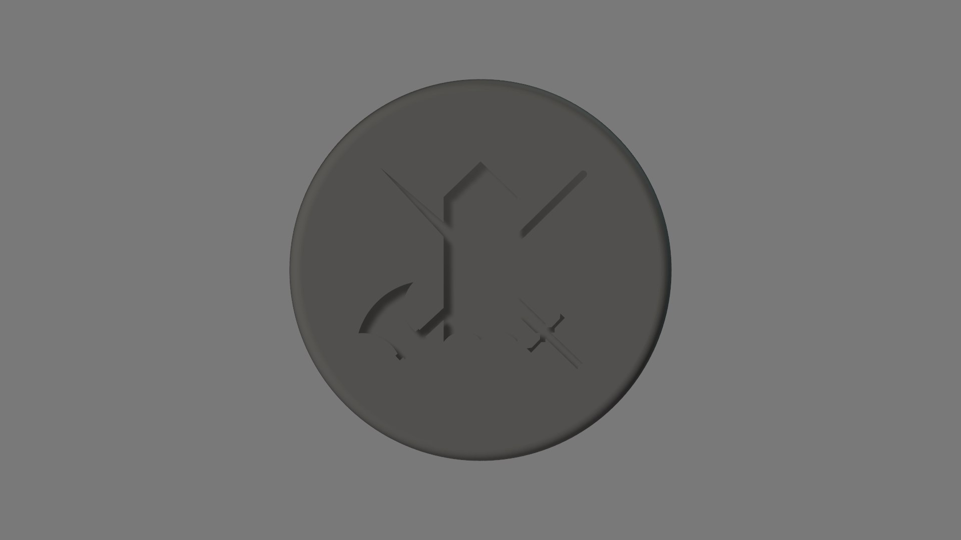 DnD Fighter Token 3D - TurboSquid 1876395