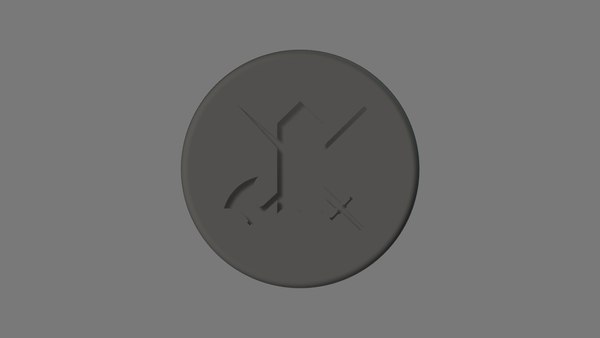 DnD Fighter Token 3D - TurboSquid 1876395