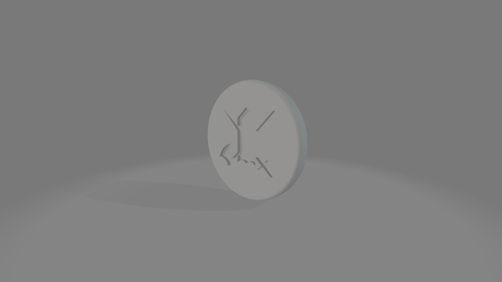 DnD Fighter Token 3D - TurboSquid 1876395