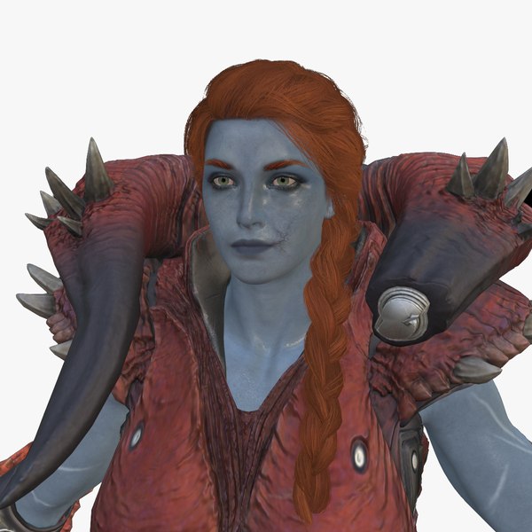 Modelo Nude Lady Hellbender Modelo 3D - TurboSquid 2118616