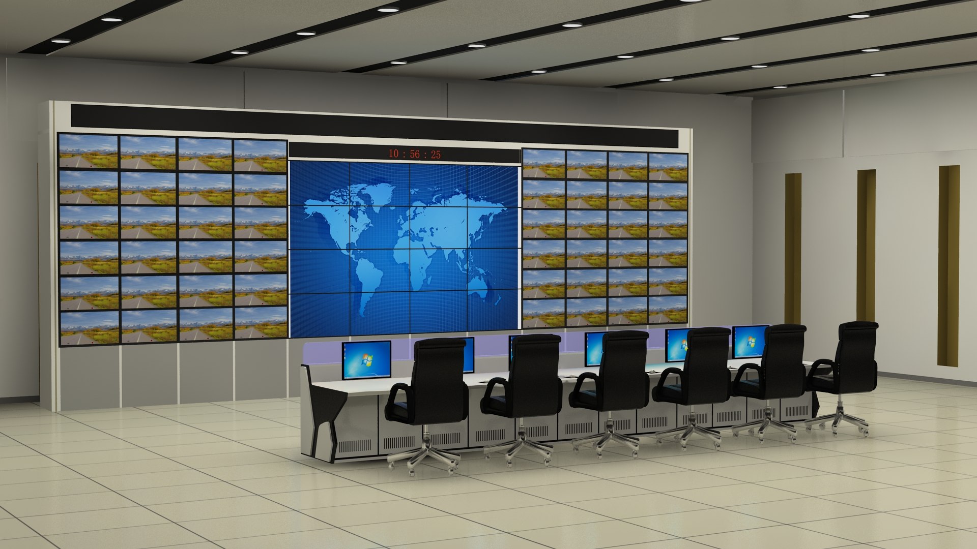 3D control room - TurboSquid 2057846