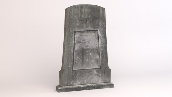 13 tomb stones tombstones c4d