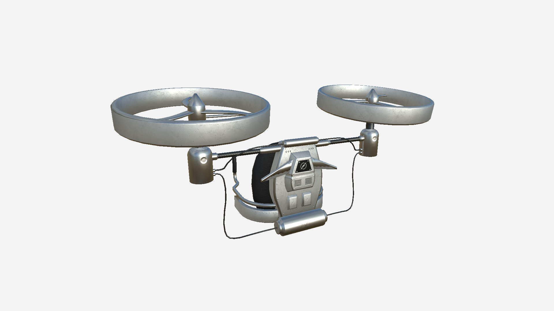 3D Jetpack Electric B05 Steel Bright - SciFi Character Design ...