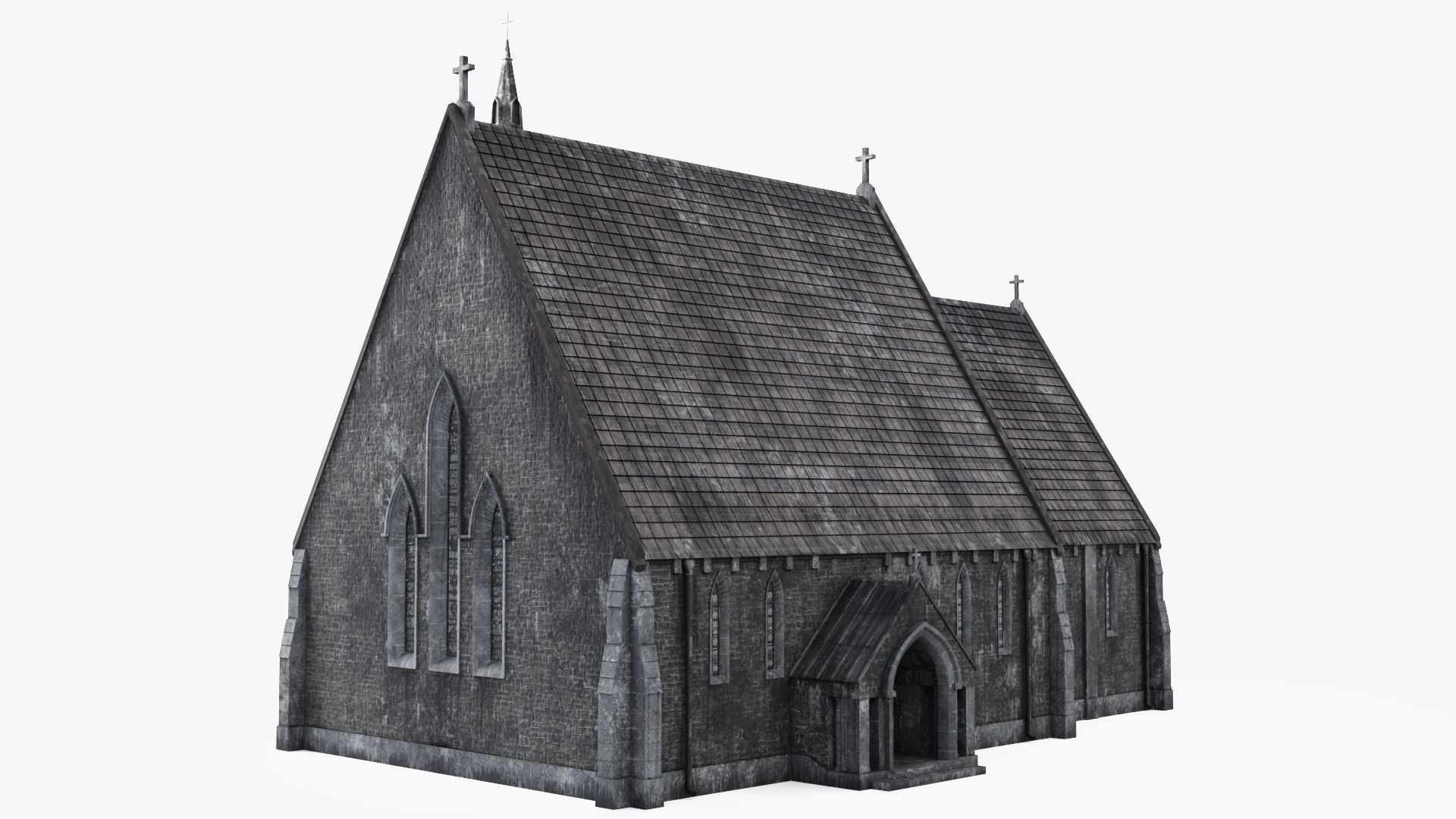 Old Church 3D Model - TurboSquid 1572961