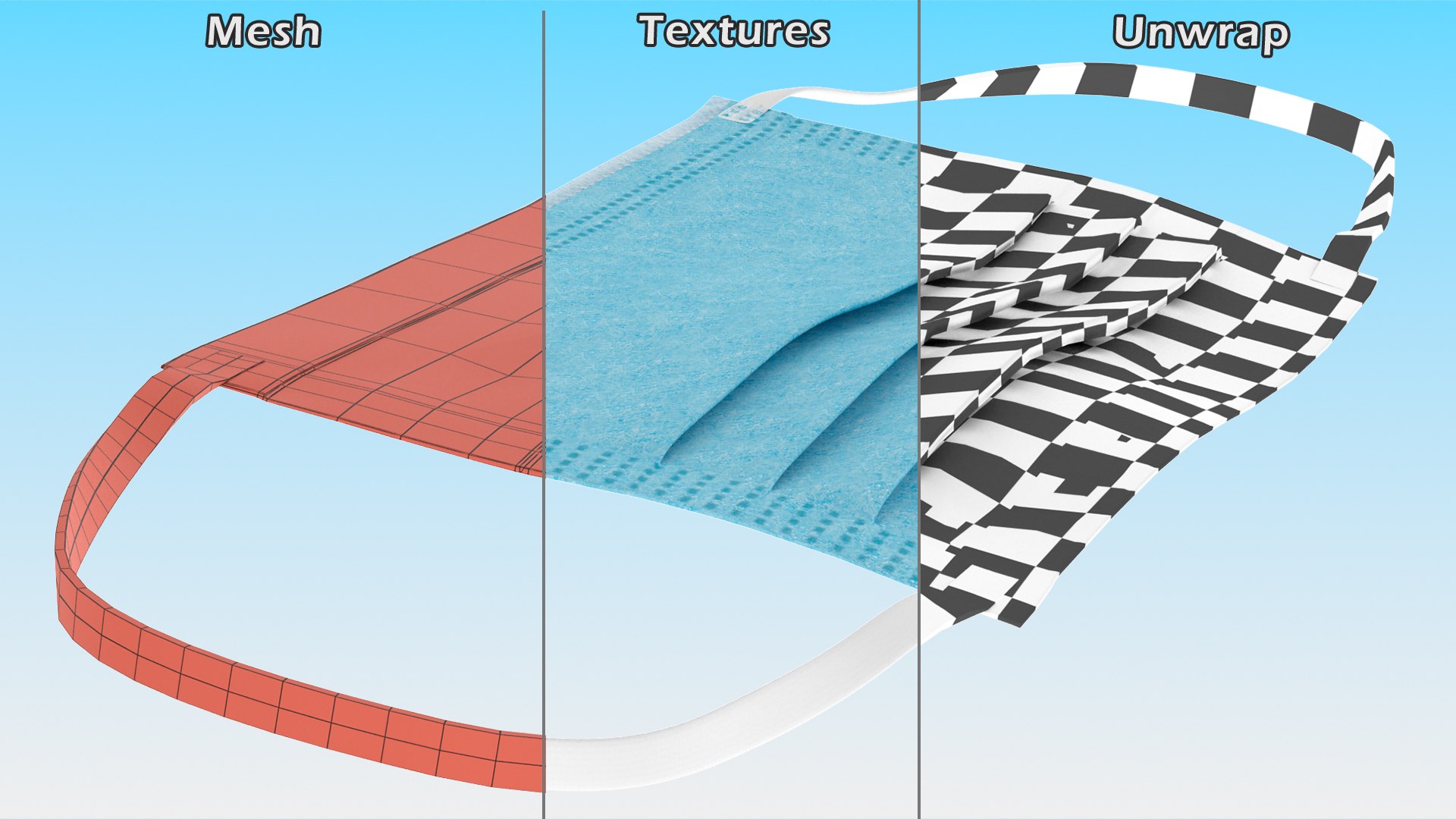 3D surgical face mask model - TurboSquid 1705300