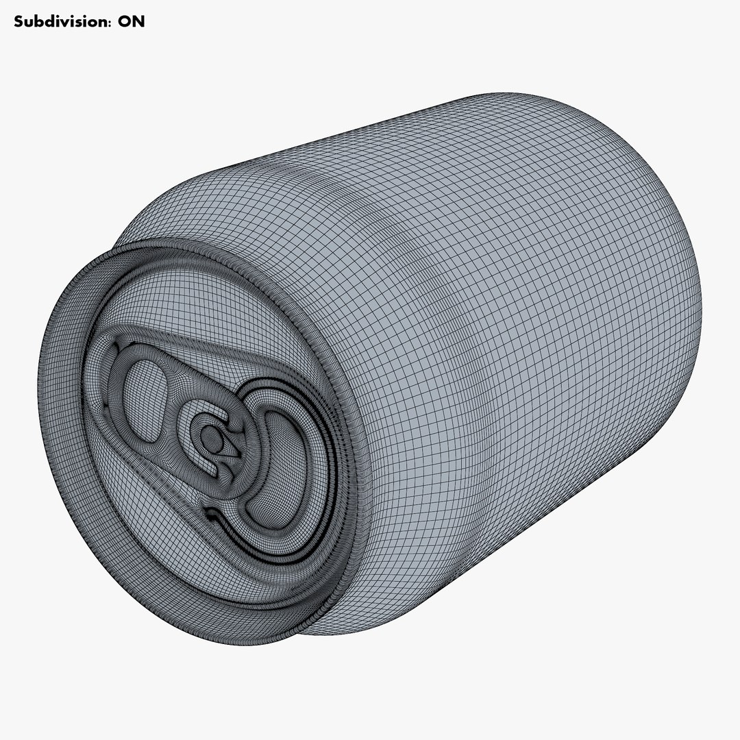 3D model Aluminum Stubby Can 250ml v 2 - TurboSquid 1906380
