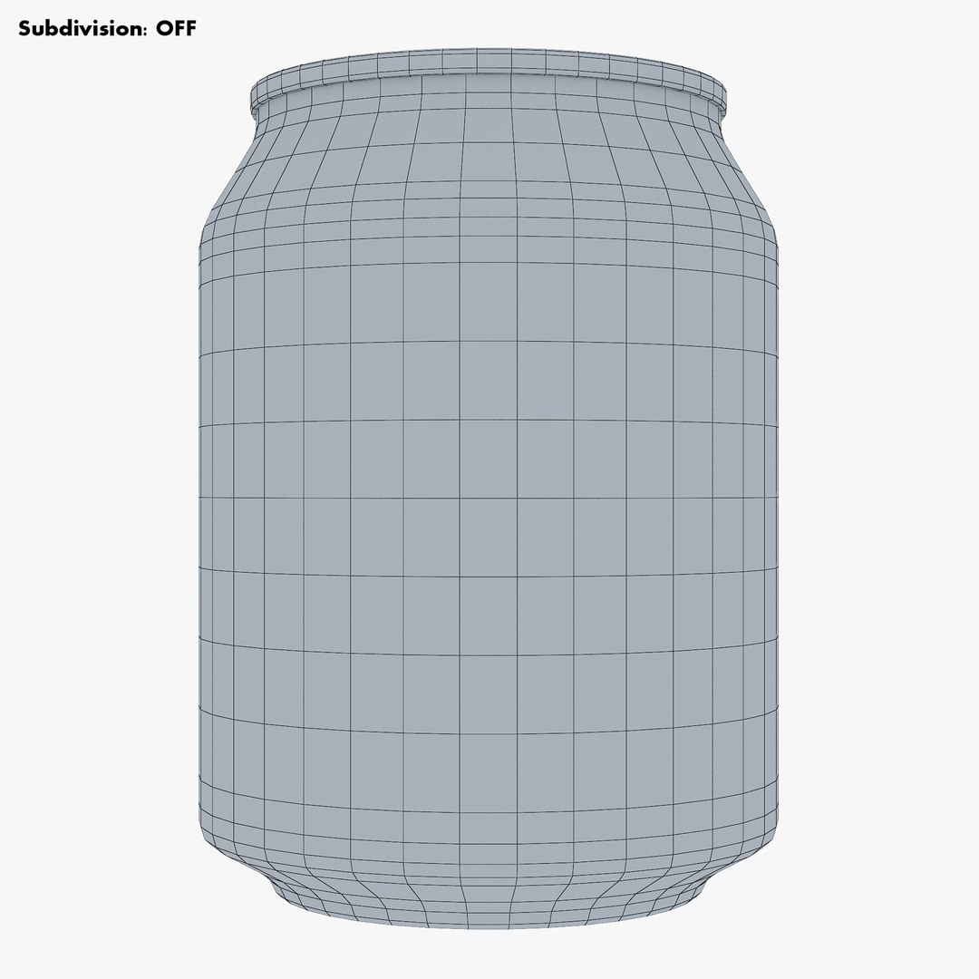 3D model Aluminum Stubby Can 250ml v 2 - TurboSquid 1906380