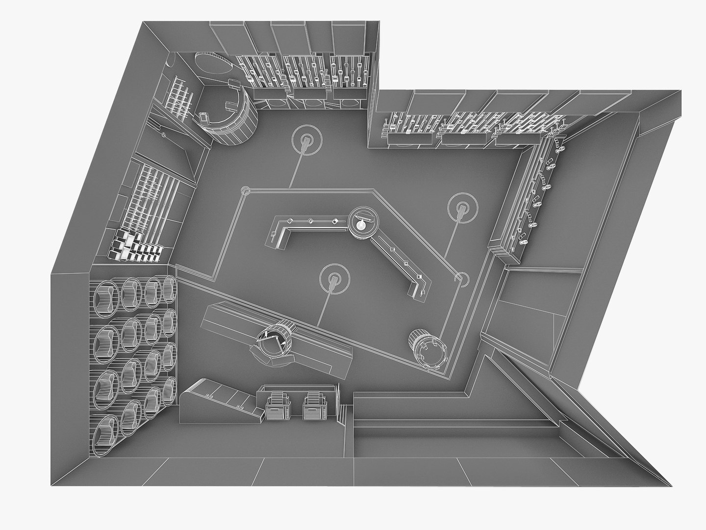 3D Mobile Phone Shop Interior 01 Model - TurboSquid 1751243