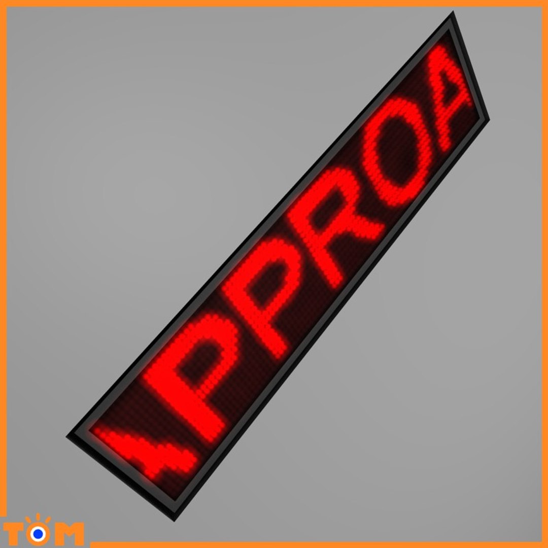 3d Led Scrolling Text