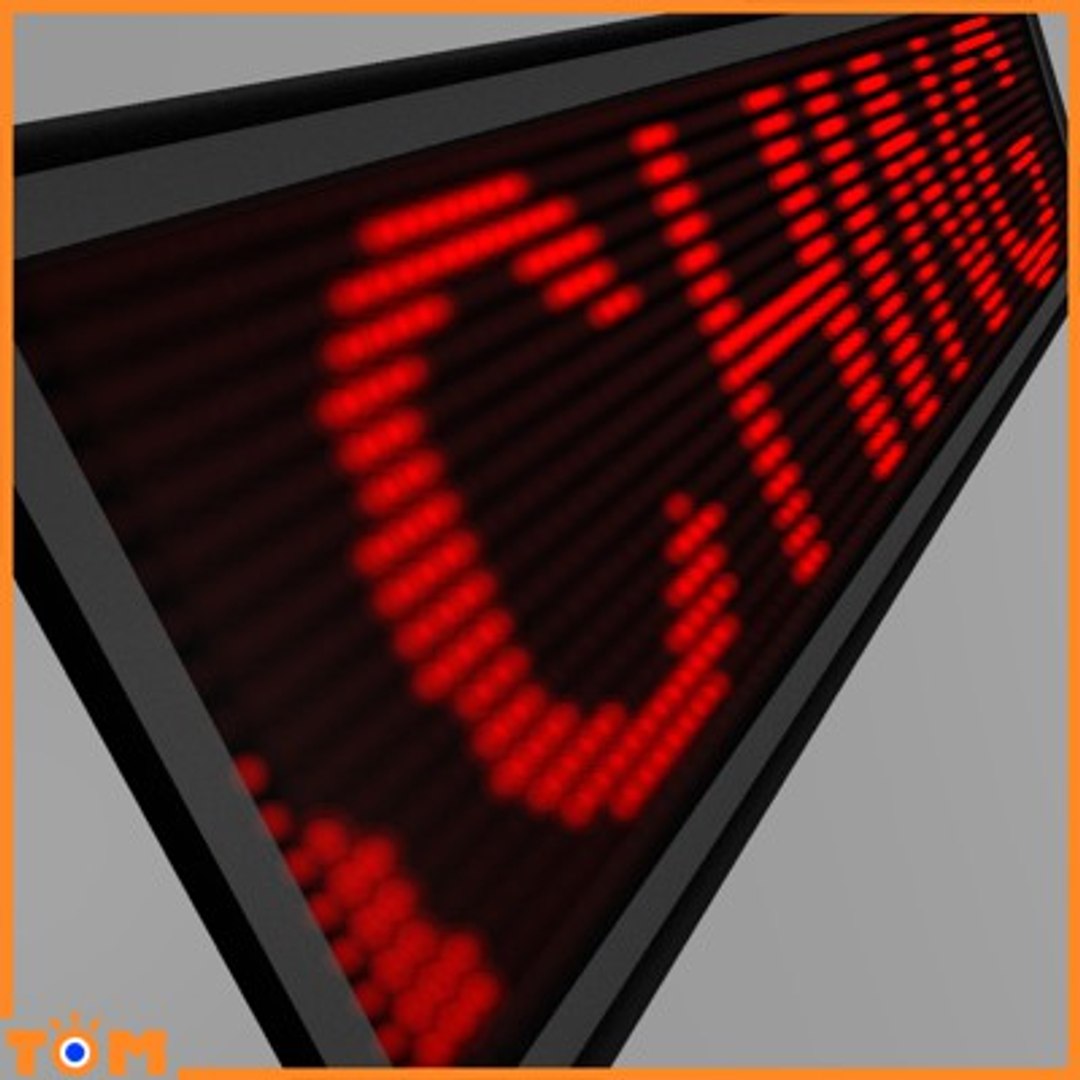 3d Led Scrolling Text