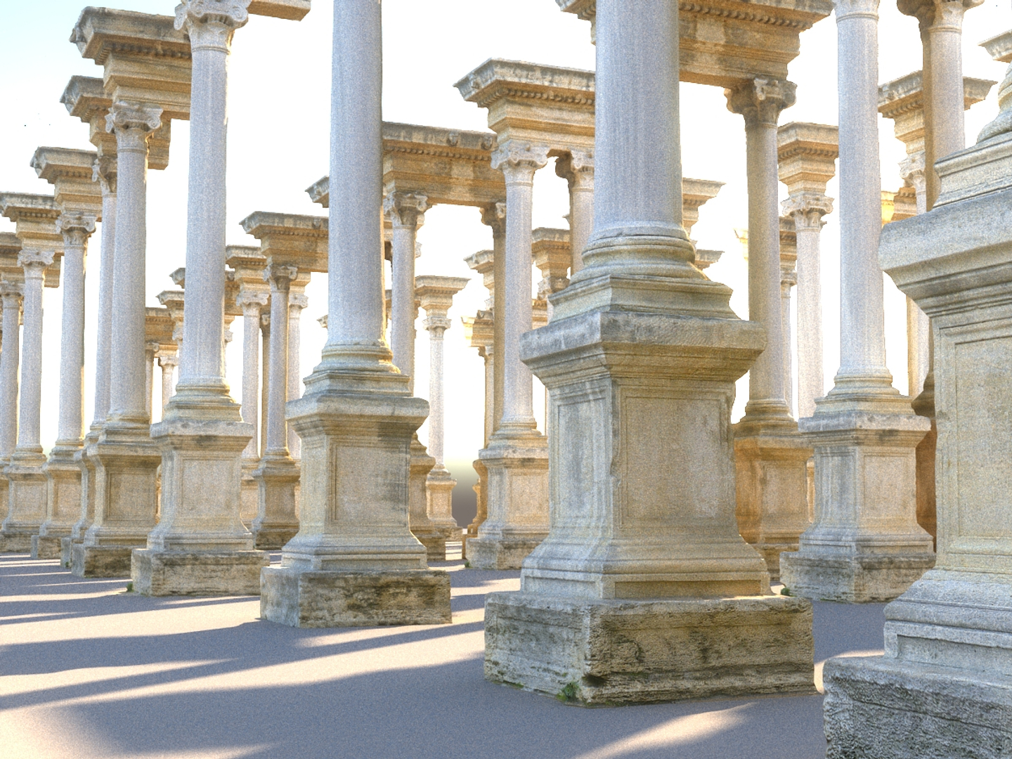 Ancient Pillar Packed Model - TurboSquid 1389159