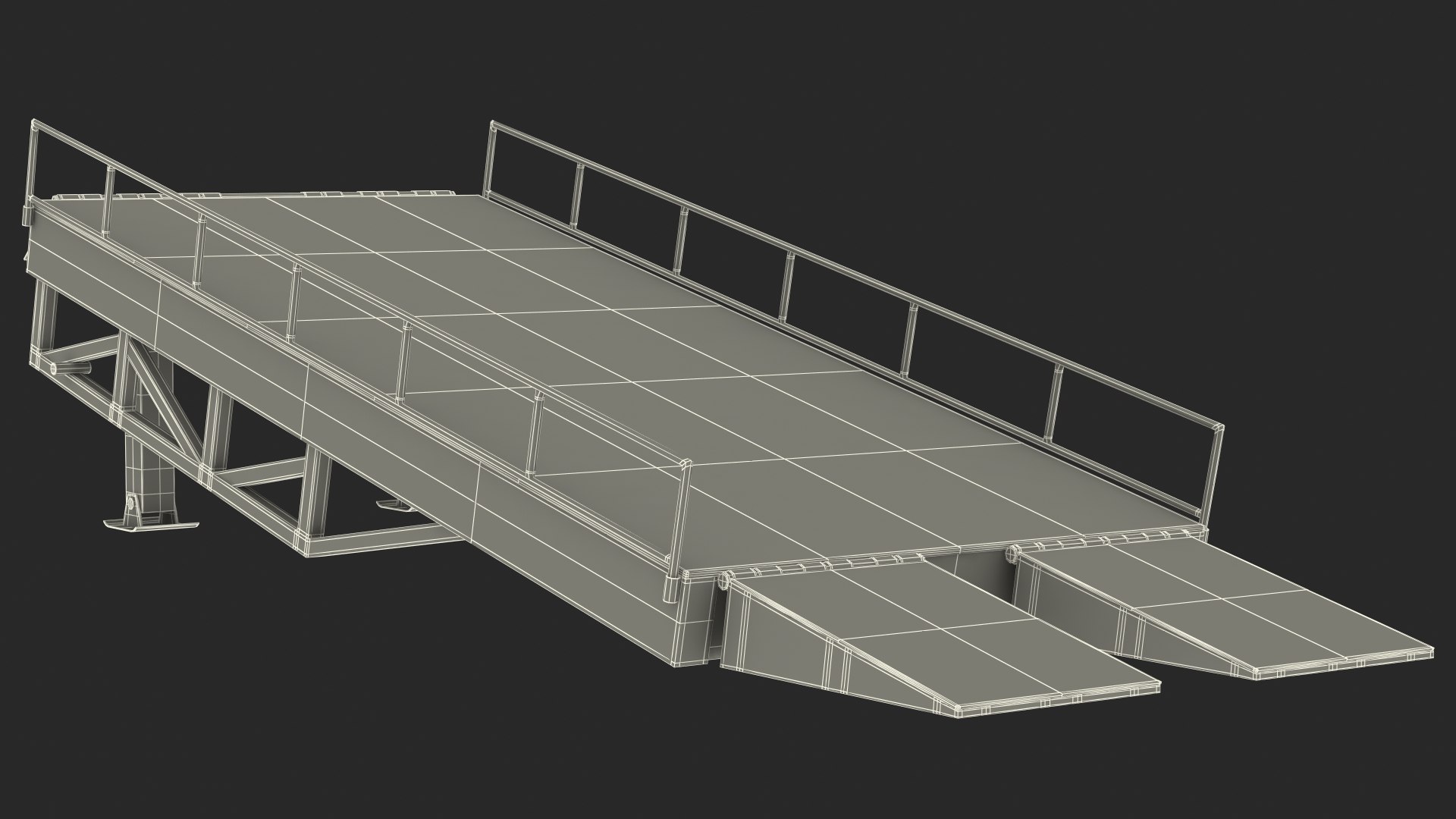 Portable Trailer Loading Ramp 3D Model - TurboSquid 1724410