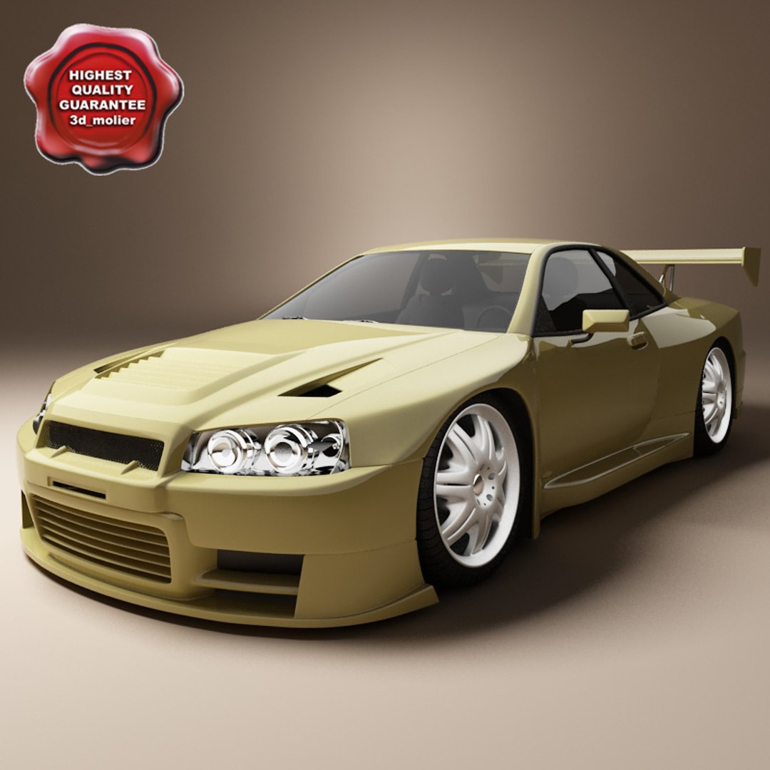 3d Realistic Nissan Skyline Model