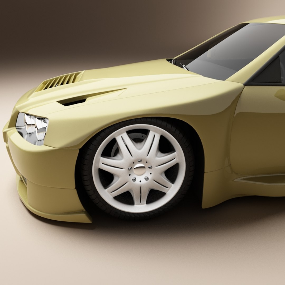 3d Realistic Nissan Skyline Model
