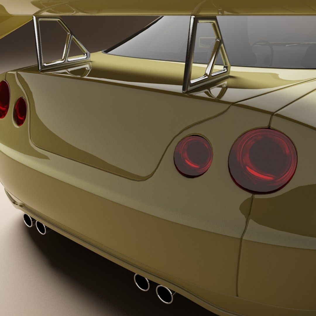 3d Realistic Nissan Skyline Model
