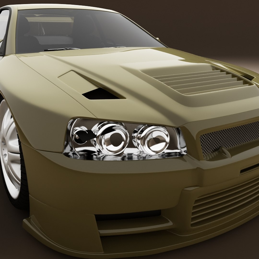 3d Realistic Nissan Skyline Model
