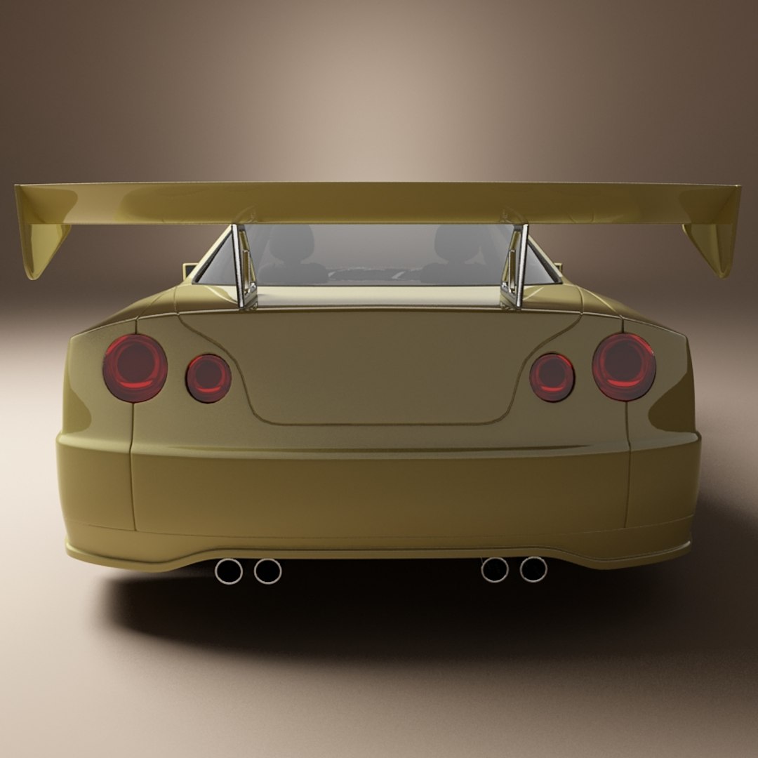 3d Realistic Nissan Skyline Model