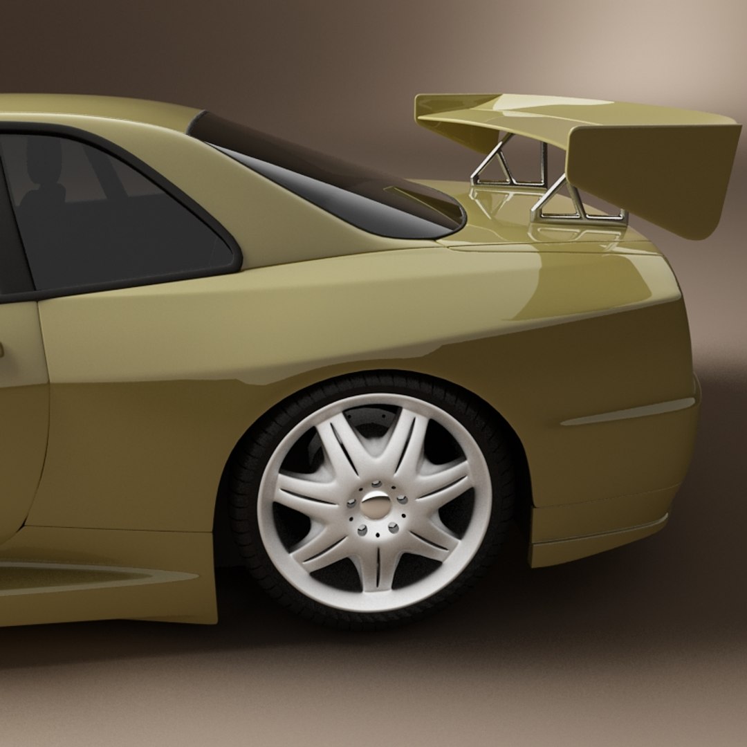 3d Realistic Nissan Skyline Model