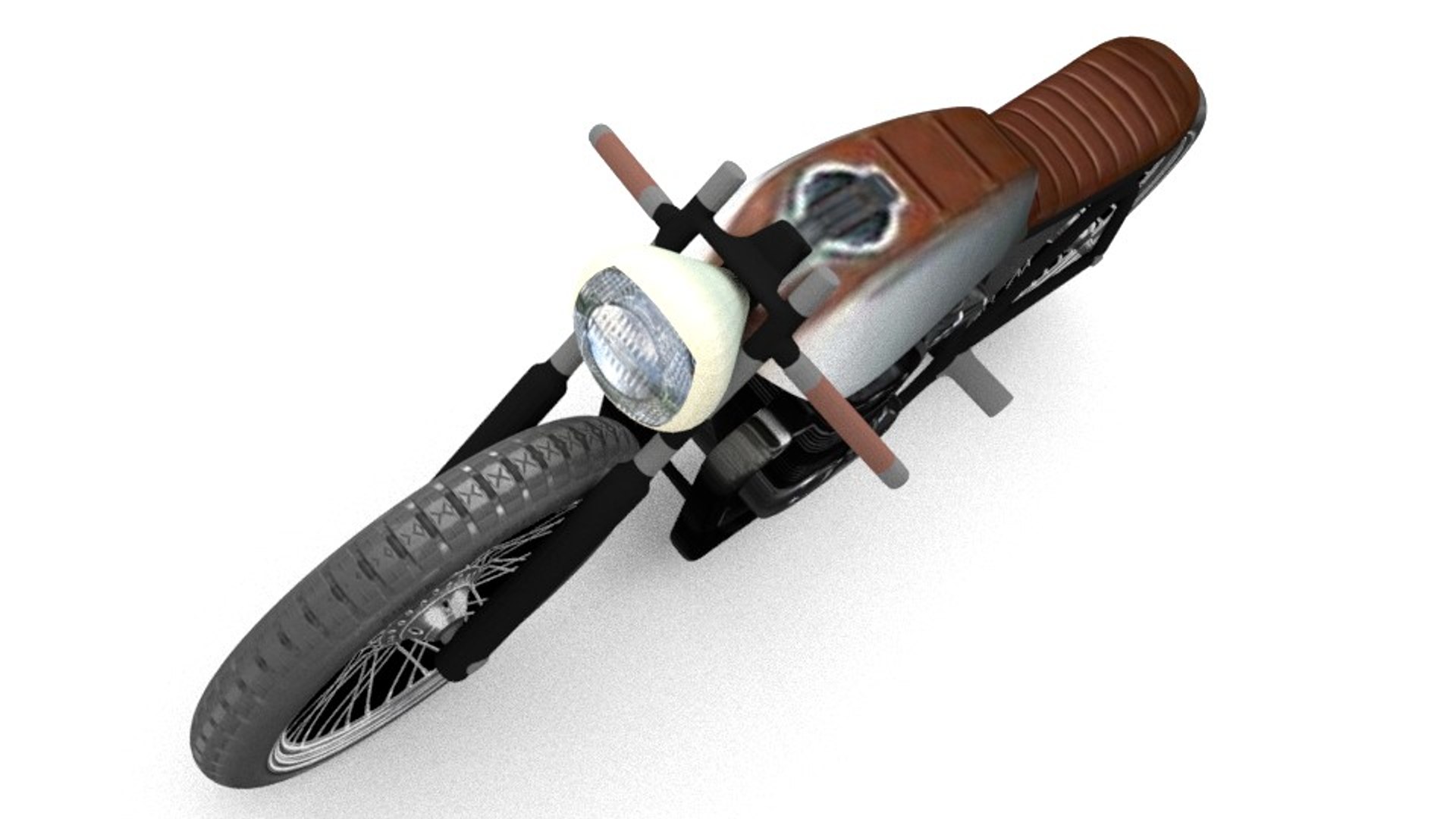 Free Simplified Cafe Racer 3d Model