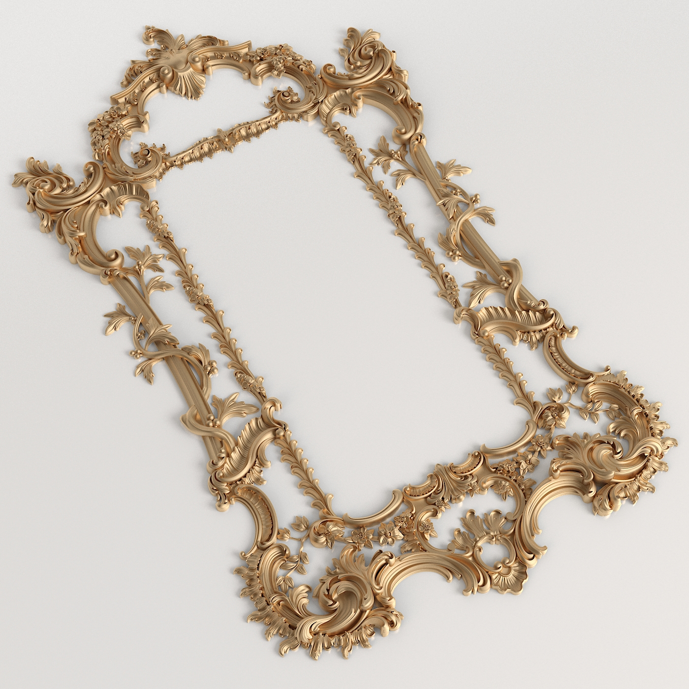 3D frame rococo style model - TurboSquid 1574227